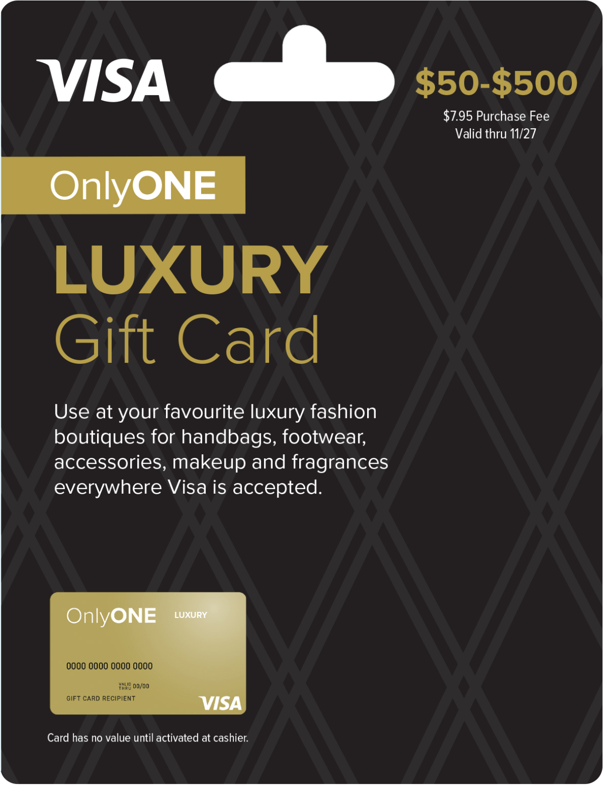 Category Visa Gift Cards – Only One Gift Card